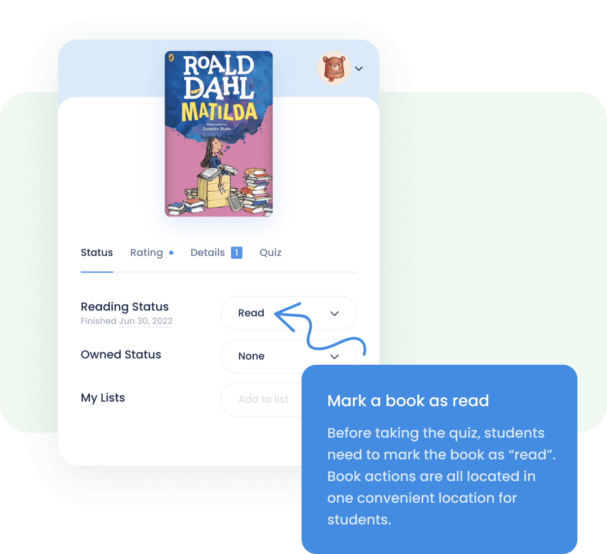 Book Quizzes for Classroom Reading